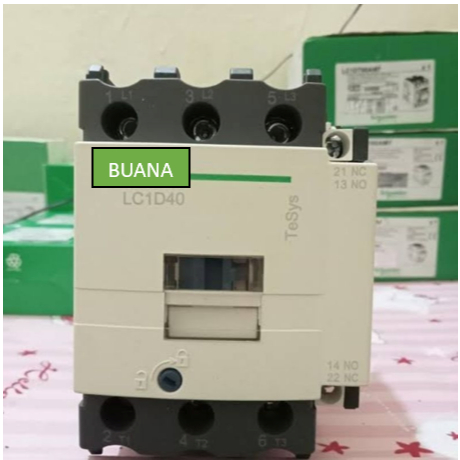 Jual Kontaktor 60A LC1D40M7 LC1D40 M7 220v/380v/110v Contactor 3 phase ...