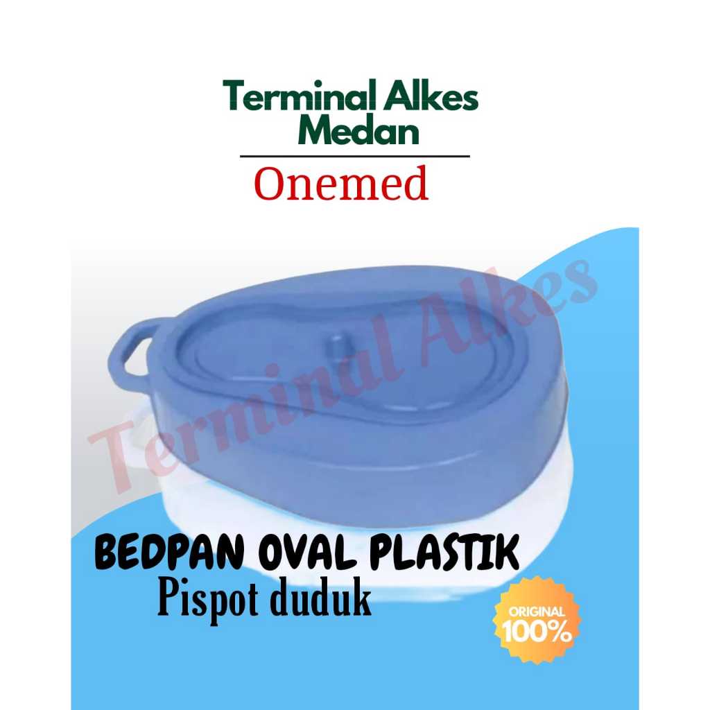 Jual Bedpan Duduk Plastik + Tutup | Bed Pan Pispot BAB Oval ONEMED ...