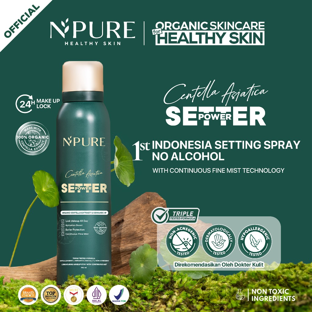 Jual SETTING SPRAY - NPURE Centella Asiatica Power Setter - Setting ...