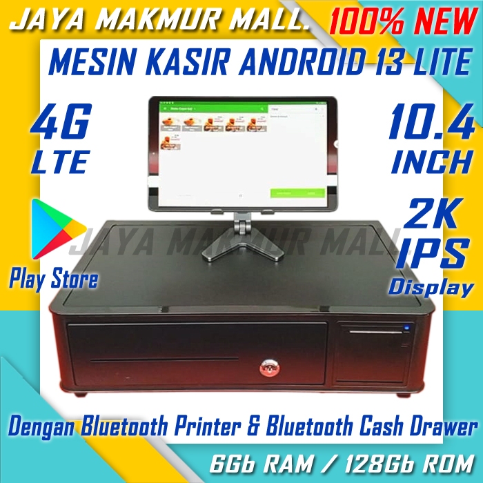Jual Mesin Kasir Android 13 LITE 4G LTE 6Gb Ram/128Gb Rom Play Store | Mesin Kasir Portabel ...