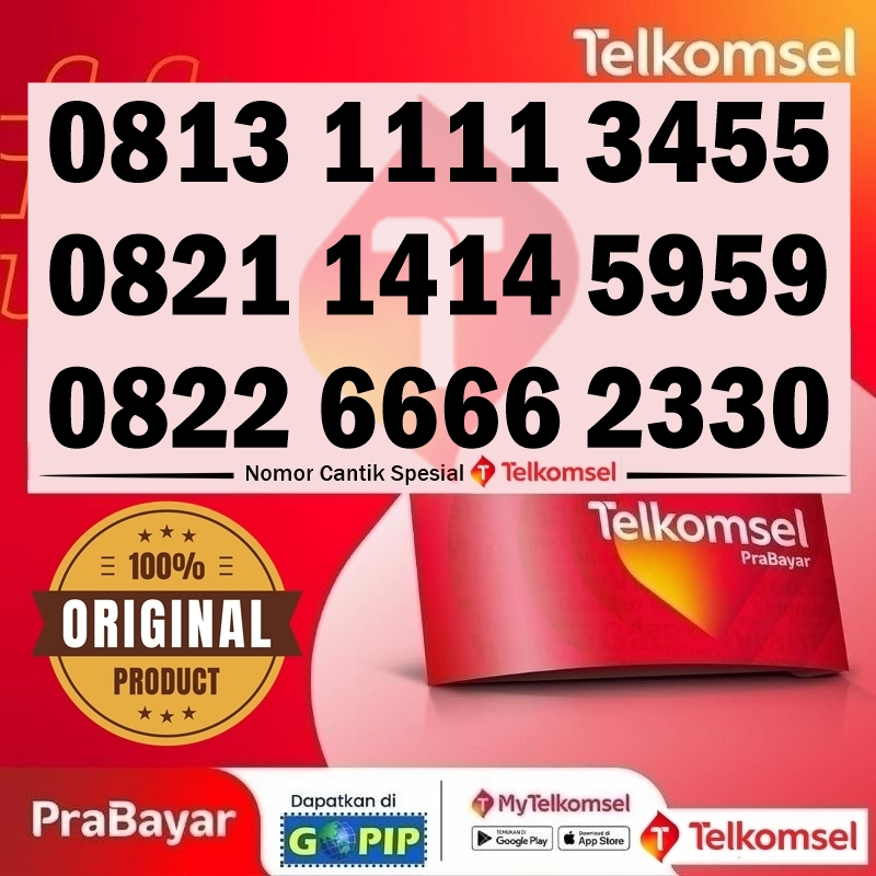 Jual Nomor Cantik SimPATI Kartu AS Loop by Telkomsel Prabayar | Shopee Indonesia
