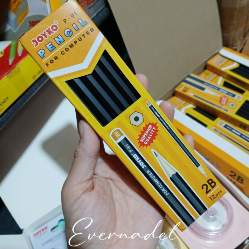 Jual Pensil 2B Joyko Per Box Isi 12 Pensil | Shopee Indonesia