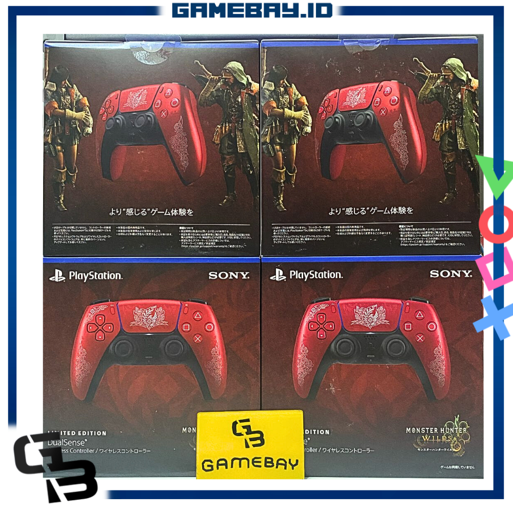 Jual Ps5 Dualsense Monster Hunter Wilds Limited Edition Version / Dual-sense / Controller / Stik ...