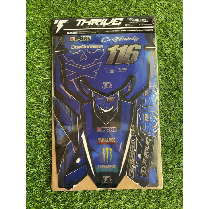 Jual DECAL YAMAHA WR155 CHROME STIKER WR155 FULL BODY CUSTOM | Shopee ...