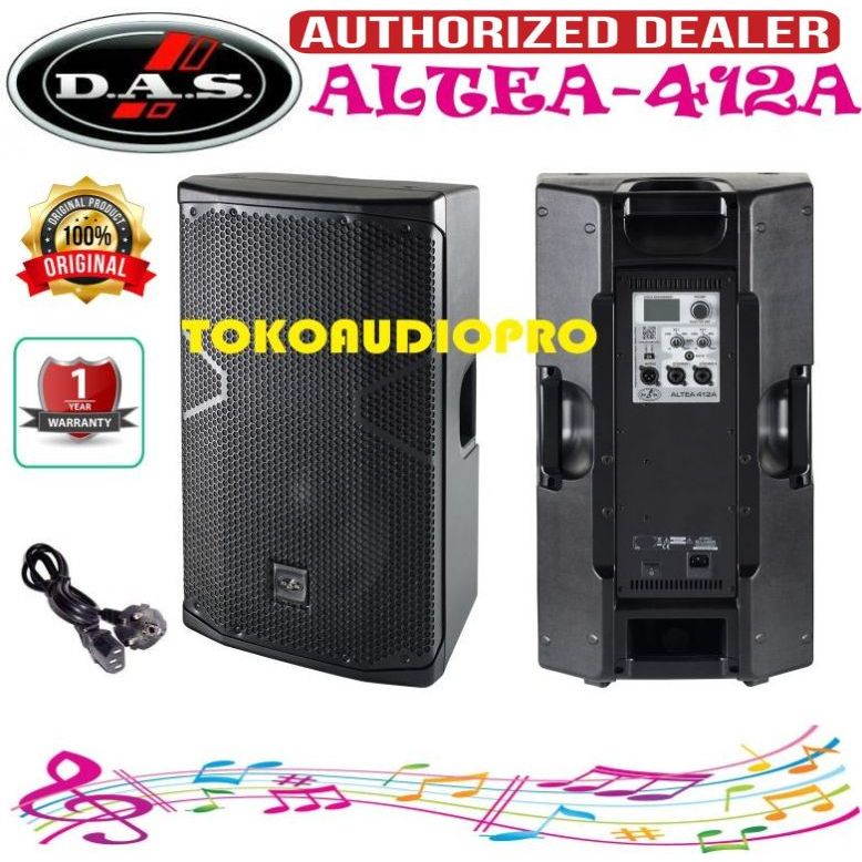 Jual Speaker Das Altea 412A 12-inch Speaker Aktif Das Altea-412a ...