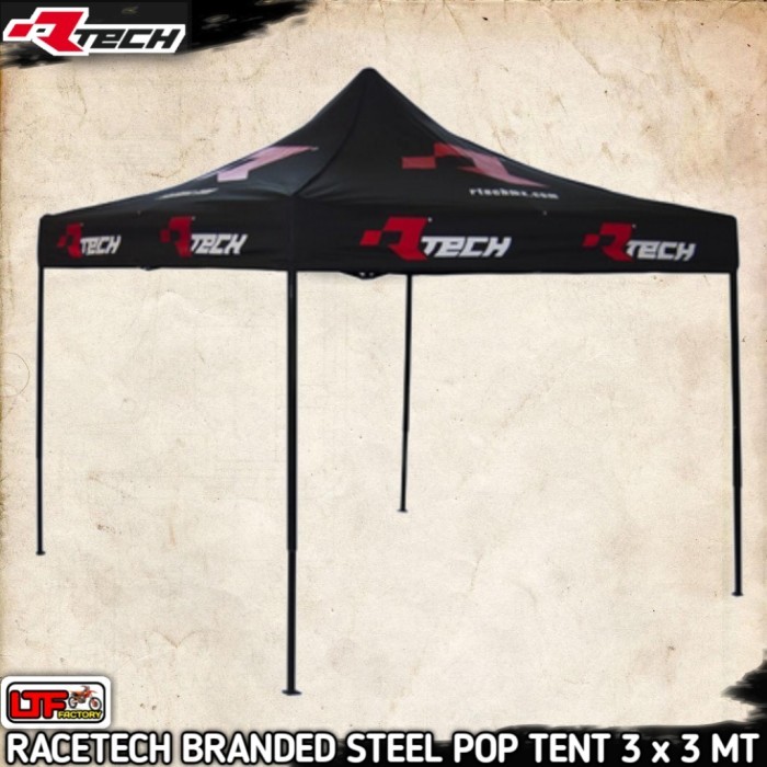 Jual RACETECH BRANDED STEEL POP RACE TEND - 3 X 3 MT - TENDA LIPAT BESI ...