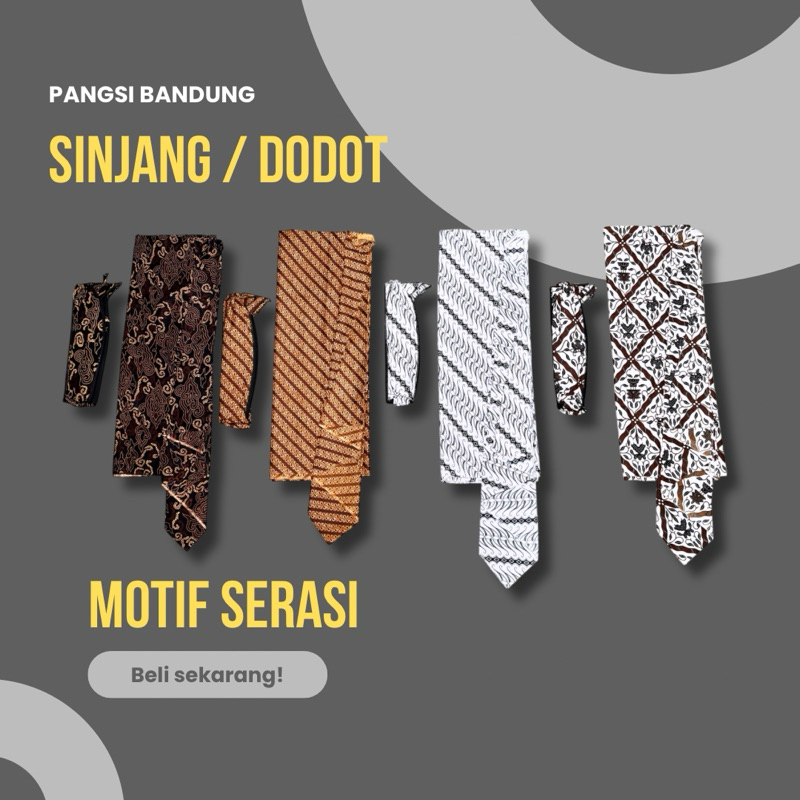 Jual Sinjang Dodot Pangsi Baju Adat Sunda Pria | Shopee Indonesia