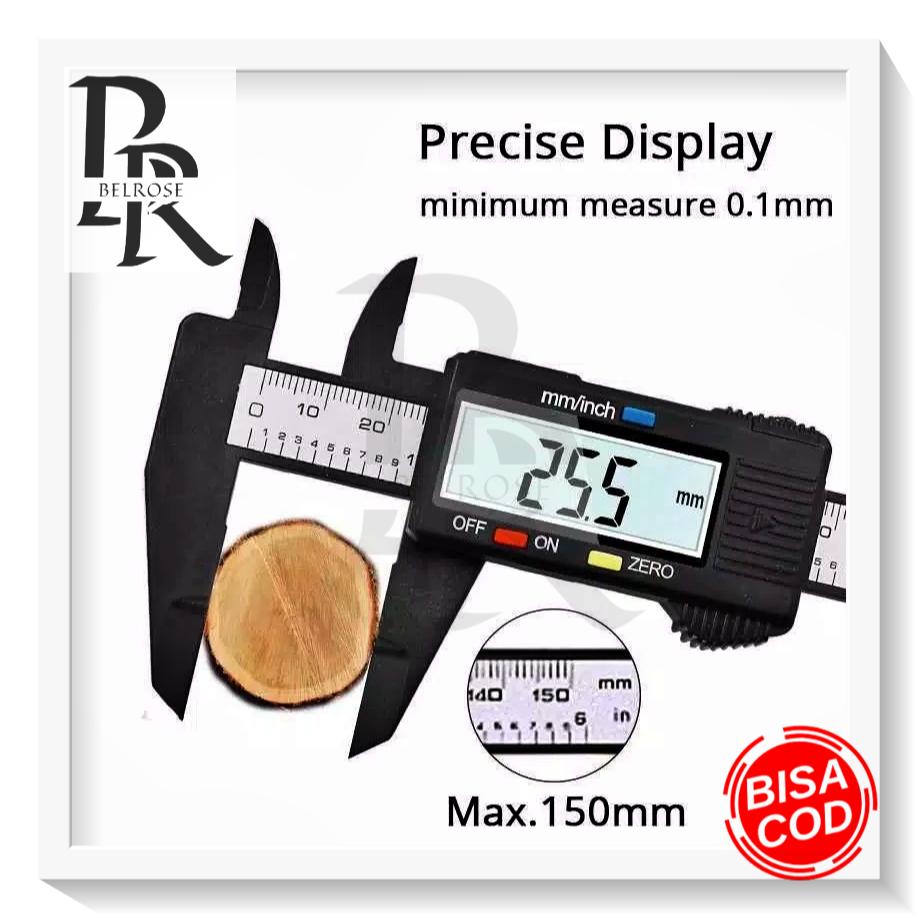 Jual Digital Sigmat Vernier Caliper Alat Ukur Jangka Sorong 15cm 150mm | Shopee Indonesia
