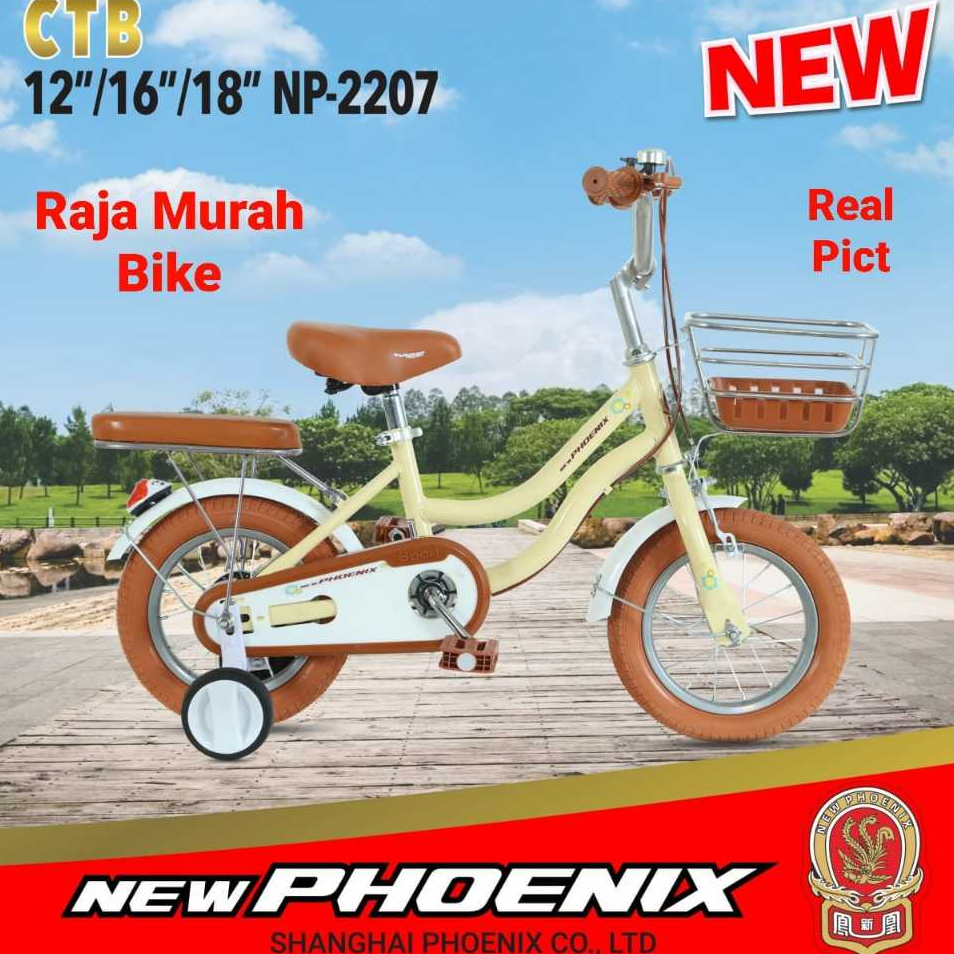 Jual Sepeda Anak Perempuan Mini 12 Inch Phoenix NP 2207 Sepeda Anak ...
