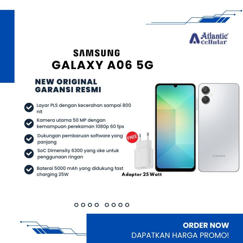 Jual Samsung Galaxy A06 5G 6/128GB | Prosesor Dimensity 6300 | 25W Fast ...