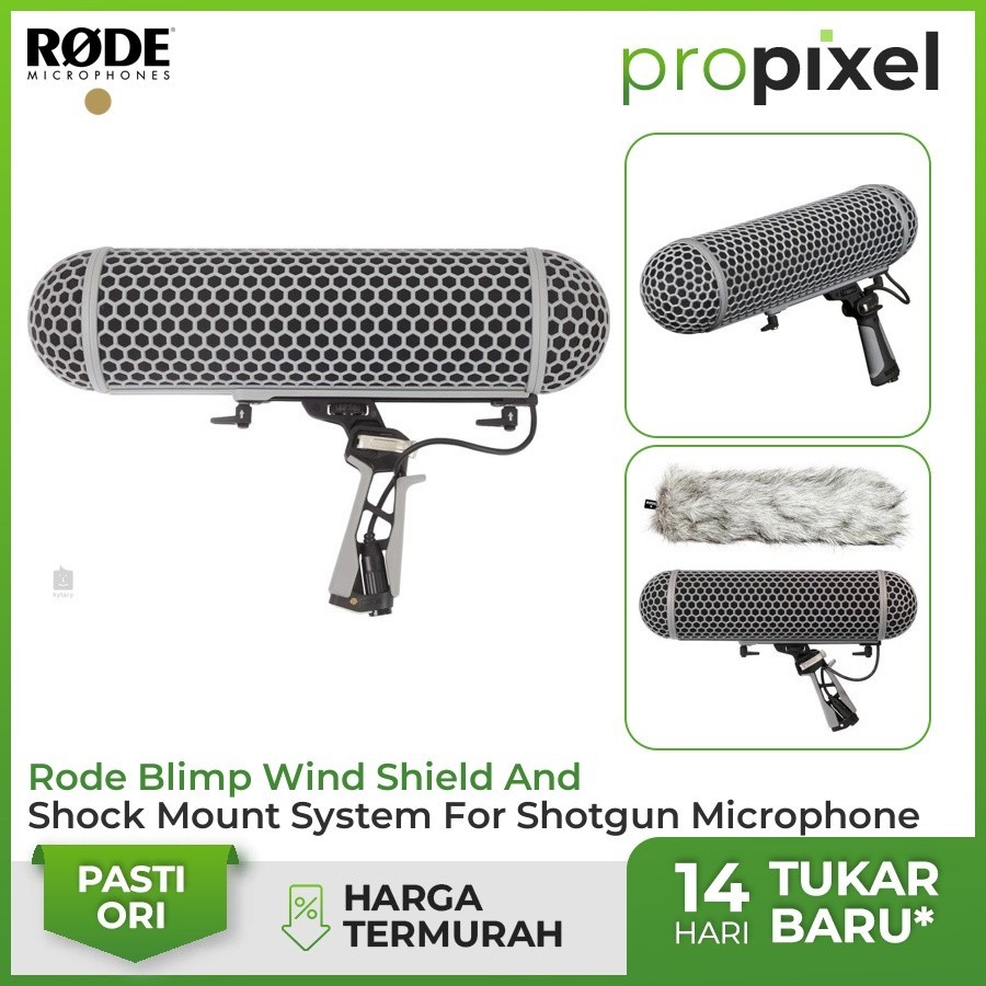 Jual Rode Blimp Wind Shield And Shock Mount System For Shotgun ...