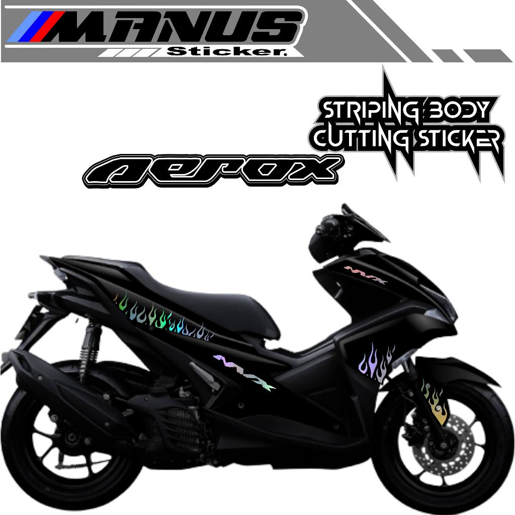 Jual 286/STRIPING API AEROX/STICKER CUTTING/STRIPING NVX/STRIPING API ...