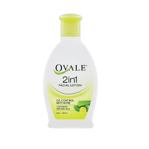 Jual OVALE 2IN1 FACIAL LOTION OIL CONTROL ANTI ACNE 60 & 200ml | Shopee ...