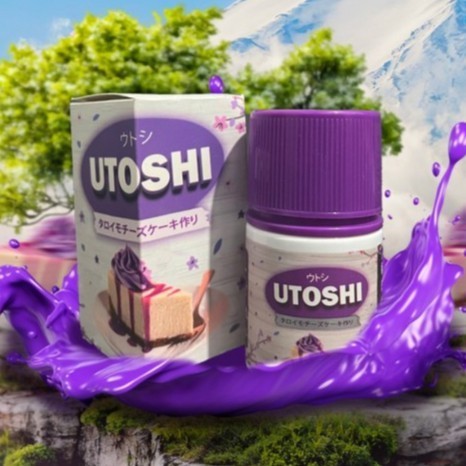 Jual UTOSHI TARO CHEESECAKE 60ML BY YAQUEEN | Shopee Indonesia