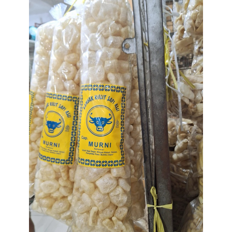 Jual Kerupuk Kulit Sapi Rambak Solo Premium 250 gram 1 Bal | Shopee ...