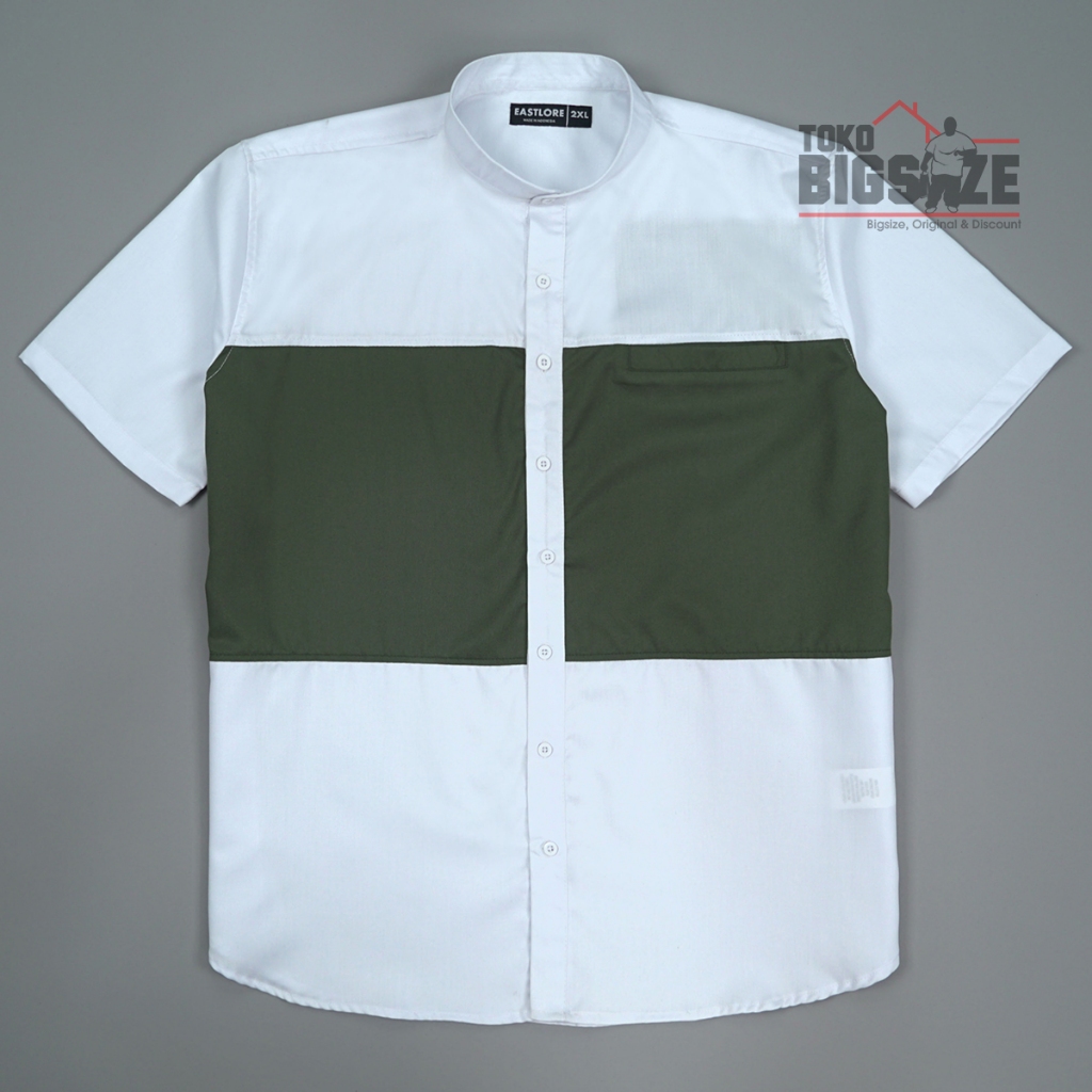 Jual Eastlore Kemeja Koko Color Block Bigsize Original - Baju Muslim ...