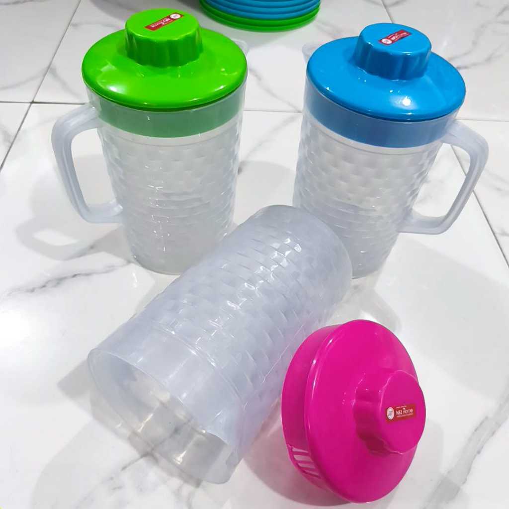Jual Teko Ceret Air Plastik Nasional 3lt/Water Jug Eskan Transparan ...
