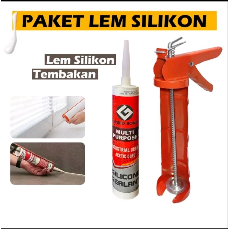 Jual Paket Alat Tembak Dan Sealent Lem Kaca | Shopee Indonesia
