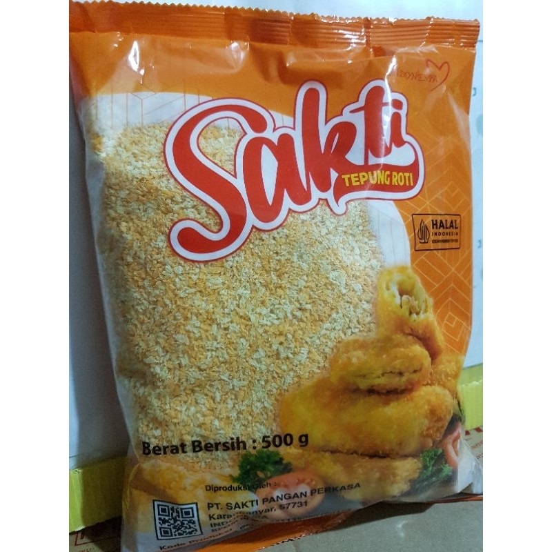 Jual Tepung Panir tepung roti SAKTI sakt1 500g tepung roti mix | Shopee ...