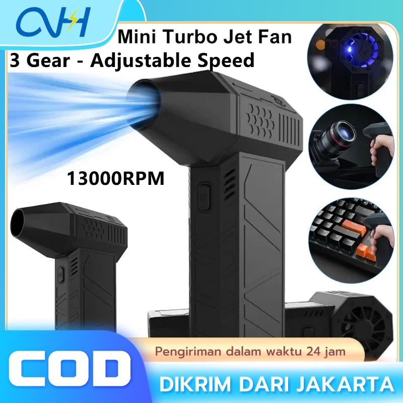Jual Mini Turbo Jet Fan Turbo Violent Fan 52+M/S High Speed Duct Fan ...
