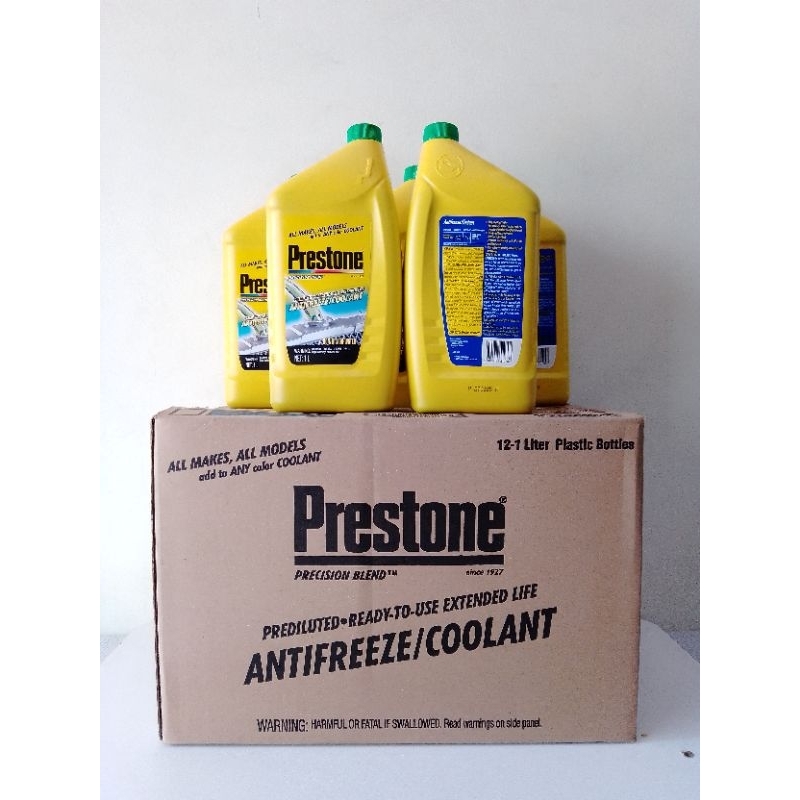 Jual HARGA PER DUS 12 BOTOL x 1L - PRESTONE Antifreeze Radiator COOLANT ...
