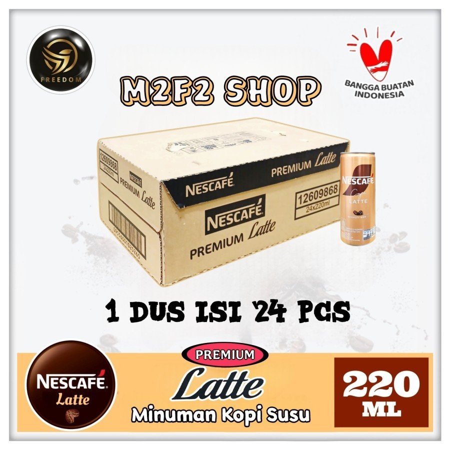 Jual Nescafe Coffee Premium Latte Can | Kopi Kaleng - 220 ml (Kemasan ...