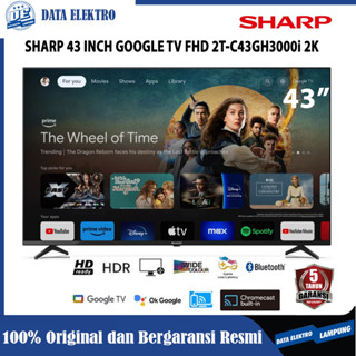Jual SHARP 43 INCH GOOGLE TV 2T-C43GH300i - DIGITAL TV - Wifi - Youtube/Netflix - GARANSI RESMI ...