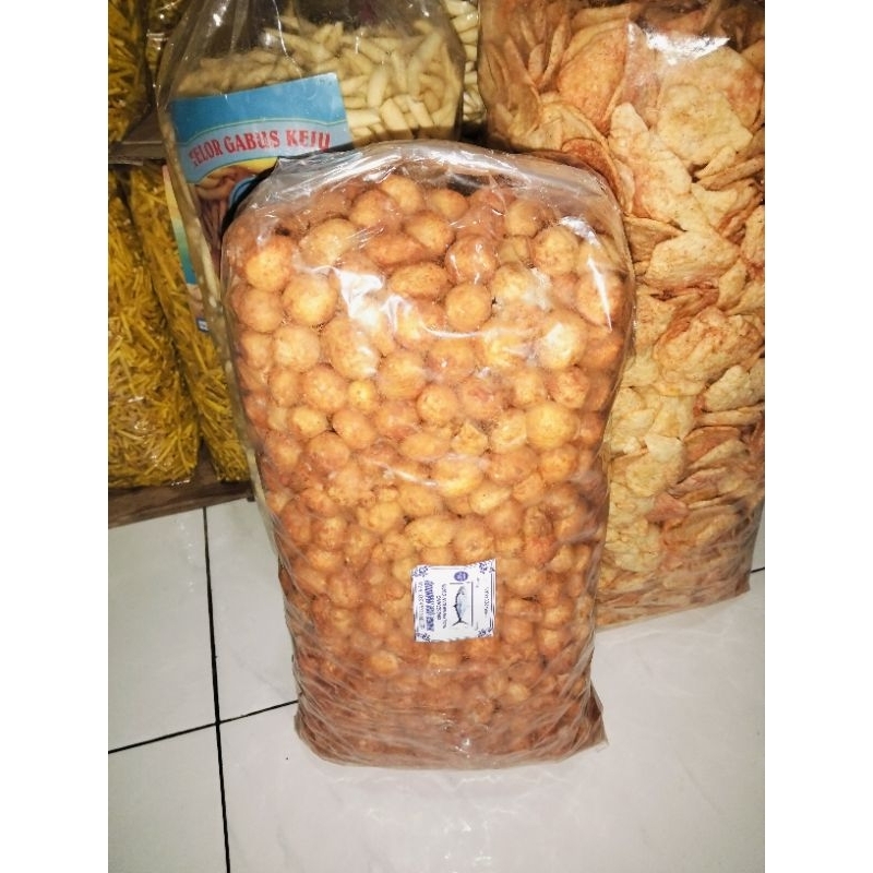 Jual kerupuk bakso ikan | kerupuk bakso ikan bulat | cemilan kerupuk ...