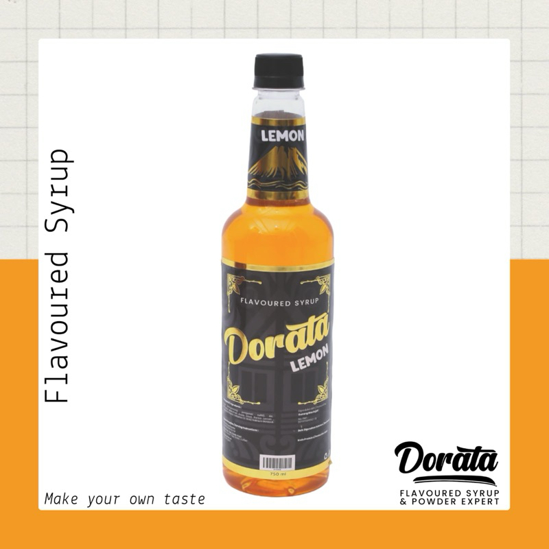 Jual Dorata Lemon Syrup 750 ml - Sirup Dorata Rasa Lemon Premium ...