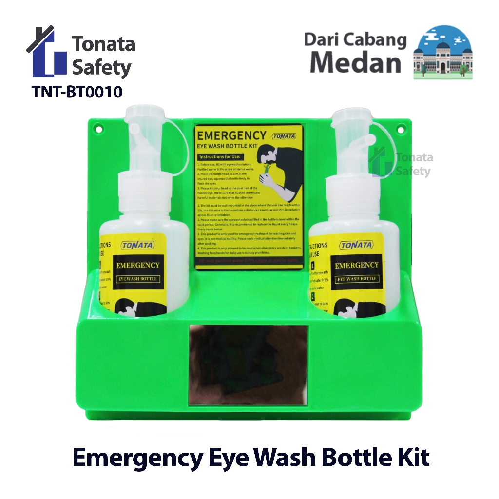 Jual Emergency Eyewash Bottle Kit Tonata / Botol Pencuci Mata Darurat ...