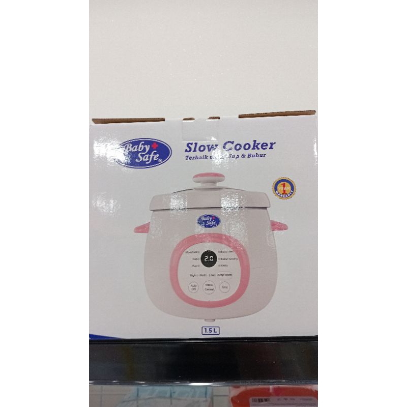 Jual BABYSAFE SLOW COOKER PINK 1,5L | Shopee Indonesia