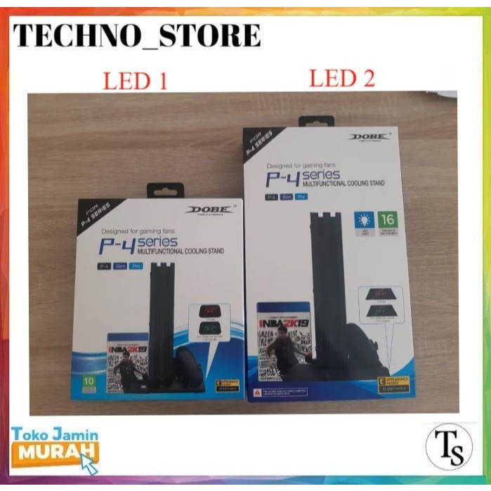 Jual Dobe PS4 Fat Multi Function Cooling Stand For PS4 slim - PS4 Pro ...