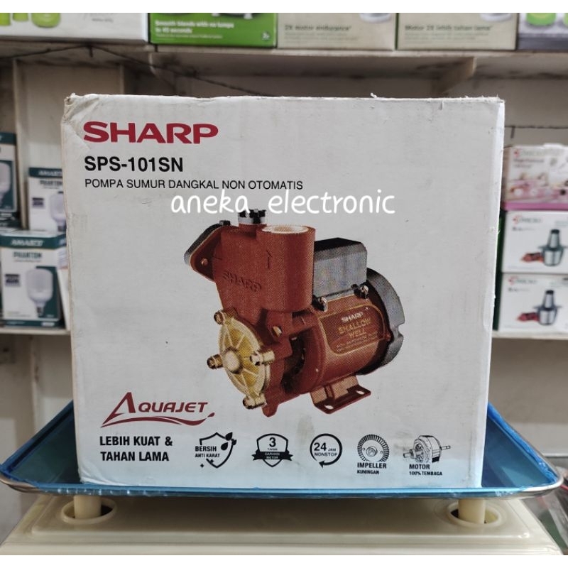 Jual Pompa Air Sharp SPS-101SN Pompa Air sumur dangkal Non Otomatis | Shopee Indonesia