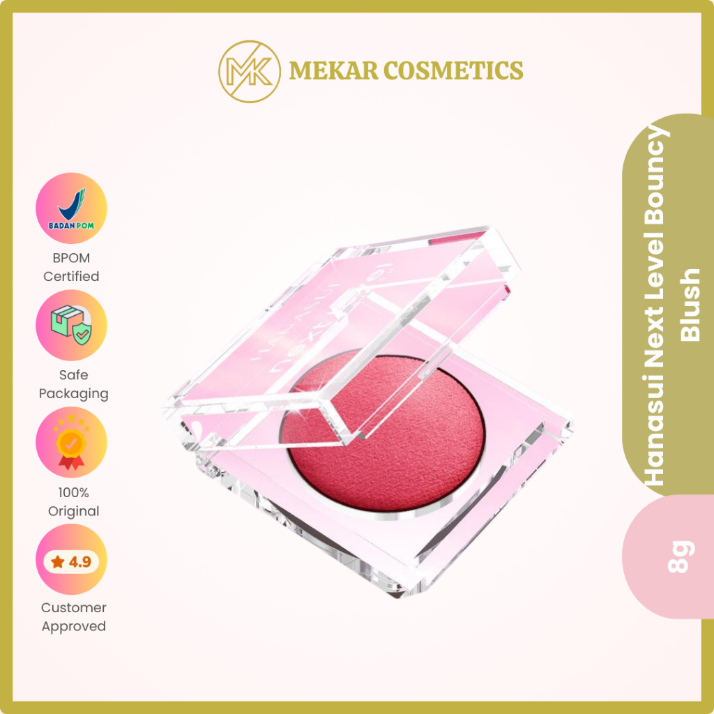 Jual Hanasui Next Level Bouncy Blush / Blush on | Shopee Indonesia