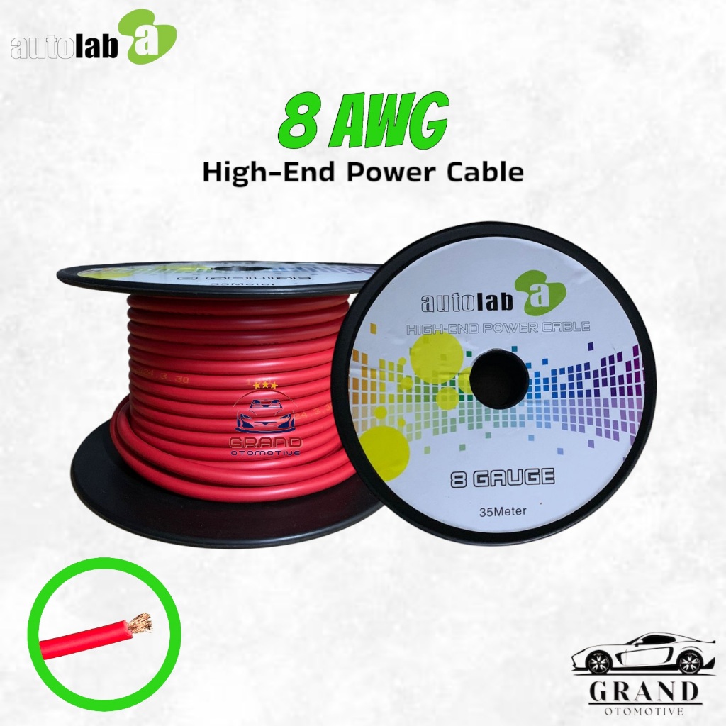 Jual Kabel Speaker AUTOLAB 8 AWG Power Cable PERMETER | Shopee Indonesia