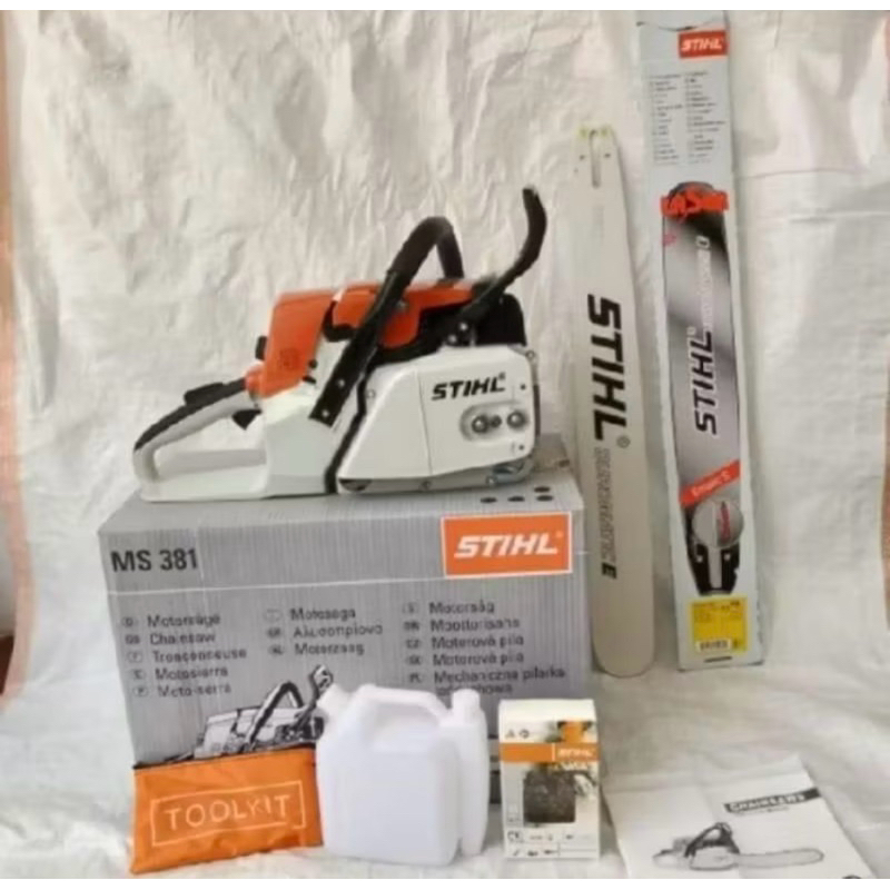 Jual PROMO!! CHAINSAW STIHL ms381 ORIGINAL FULLSET MESIN PEMOTONG KAYU | Shopee Indonesia