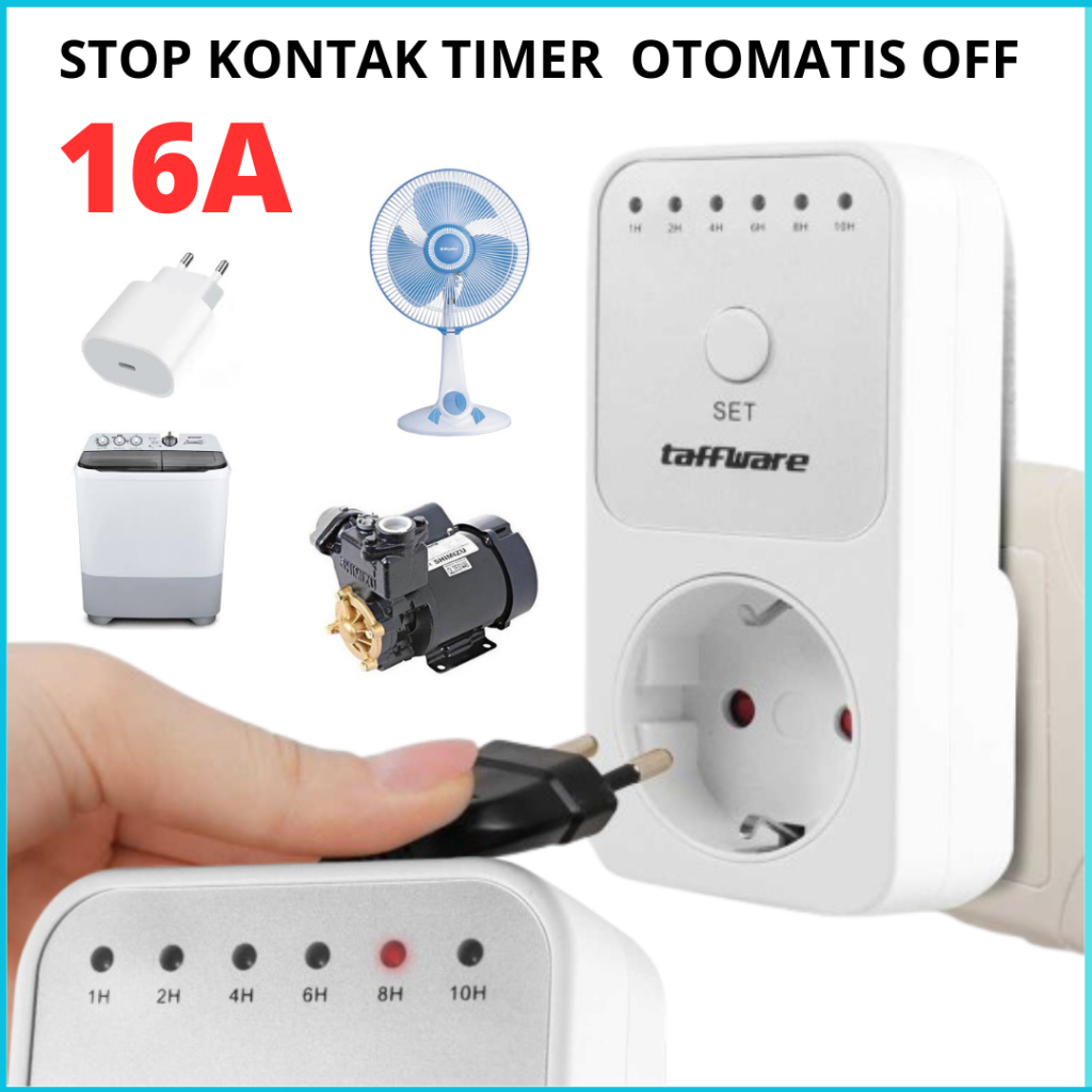 Jual COD Cepat Stop Kontak Otomatis Pemutus listrik Off Programmable ...