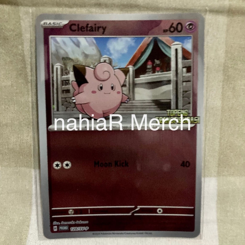 Jual Pokemon TCG Indonesia Clefairy PROMO 128/SV-P Topeng Transfigurasi | Shopee Indonesia