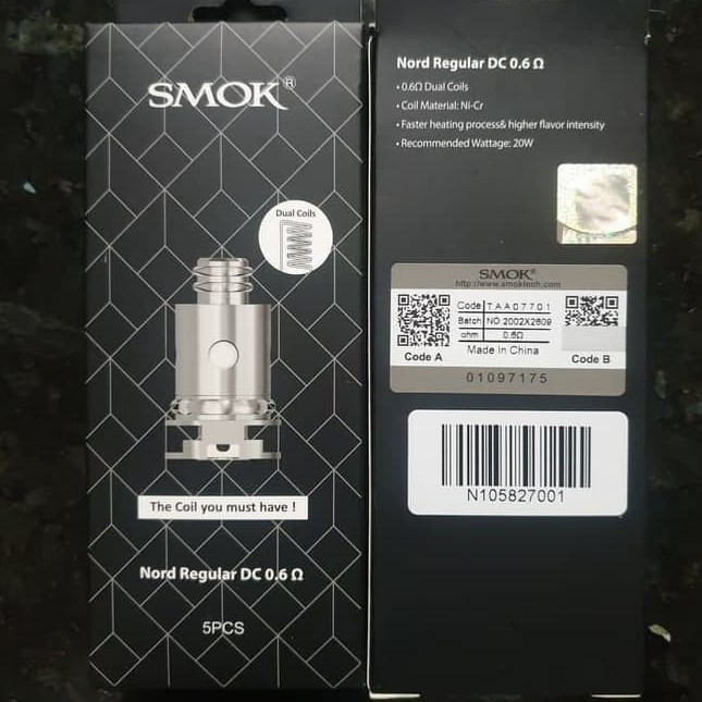 Jual 0.6 dc SMOK NORD original coil isi 5 coil | Shopee Indonesia