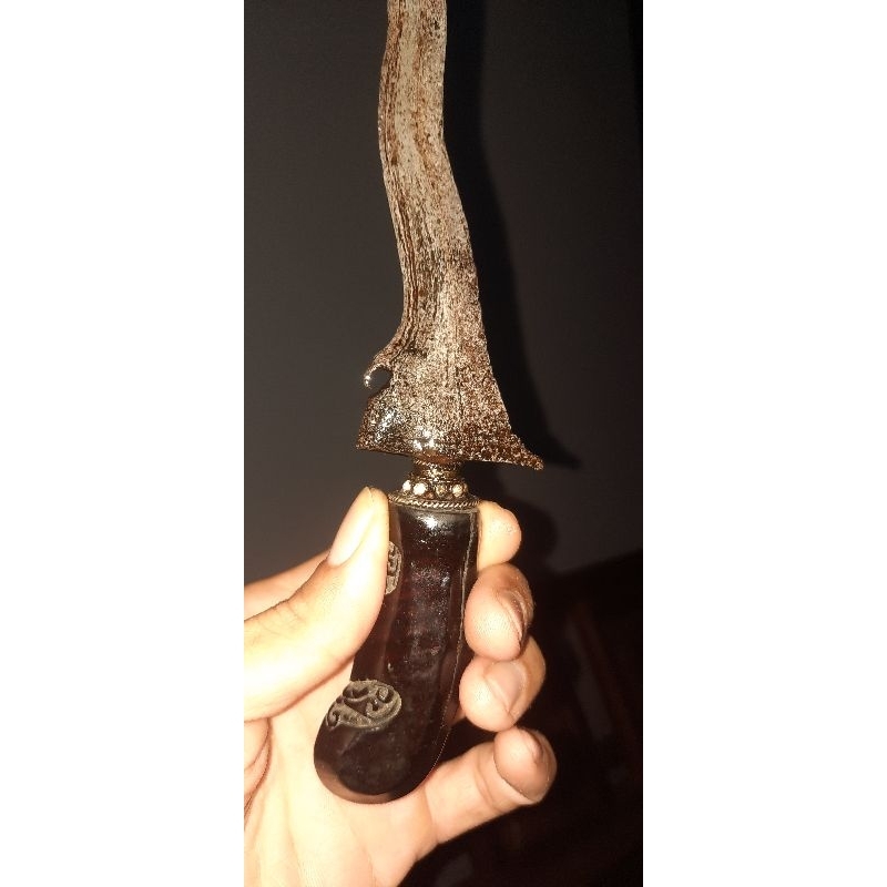 Jual sempono bungkem sepuh tua,patrem 24cm warangka ori gawan | Shopee ...