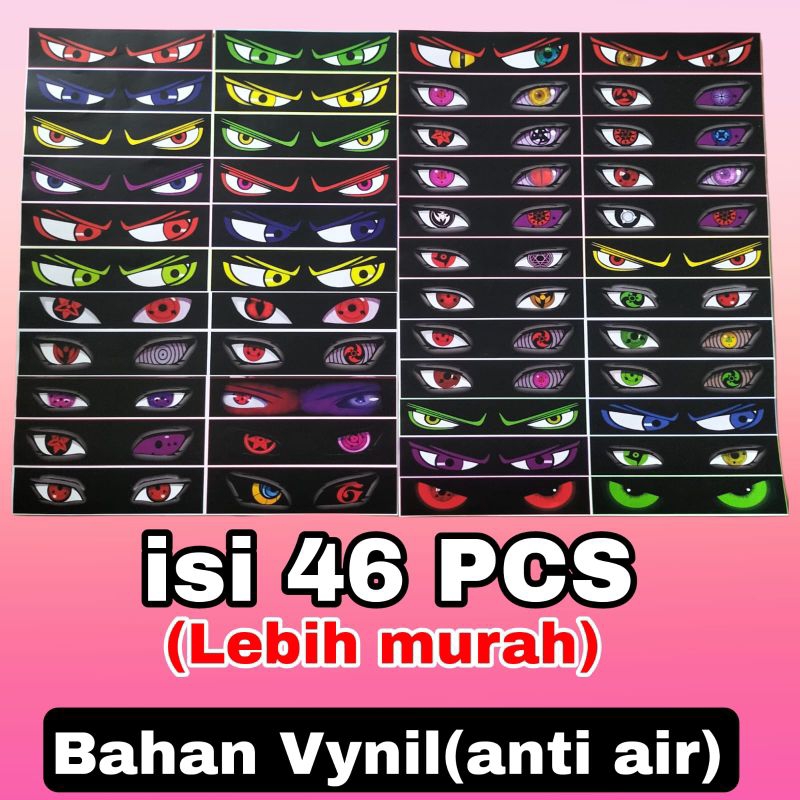 Jual STIKER MATA SARINGGAN | STIKER MATA 1 LEMBAR | Shopee Indonesia