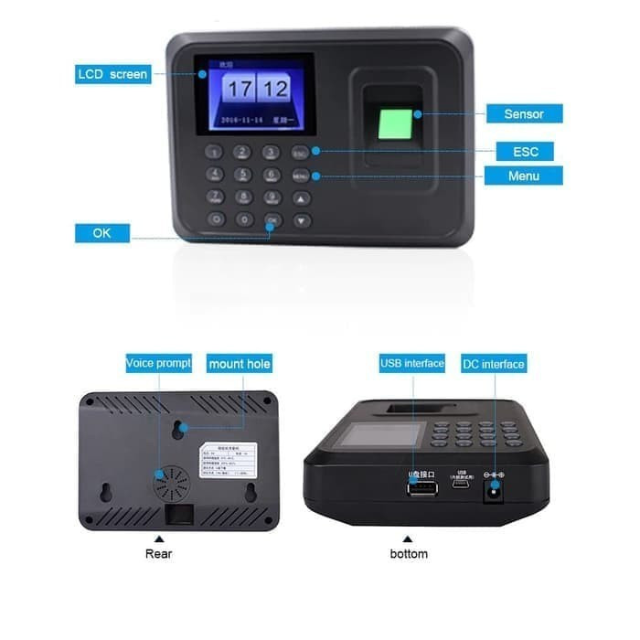 Jual FINGER PRINT MESIN ABSENSI A3/A6 FINGERPRINT SIDIK JARI MESIN ABSEN | Shopee Indonesia