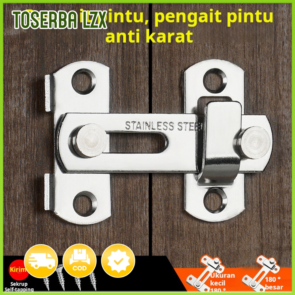 Jual Baut Pintu Kait Lubang Kunci Pintu Geser Kunci Pintu Kamar Mandi ...