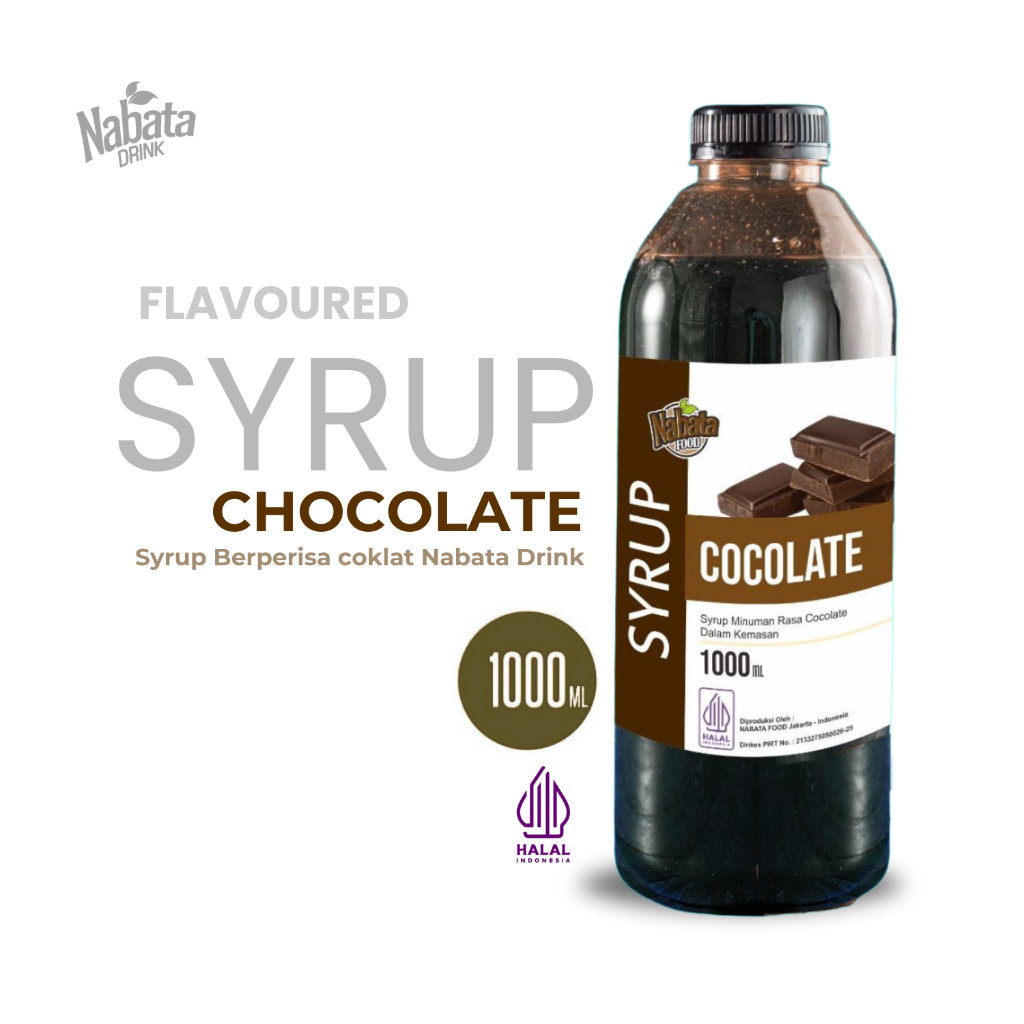 Jual Sirup Coklat 1000ML Nabata Drink - Syrup Chocolate Untuk Cafe ...
