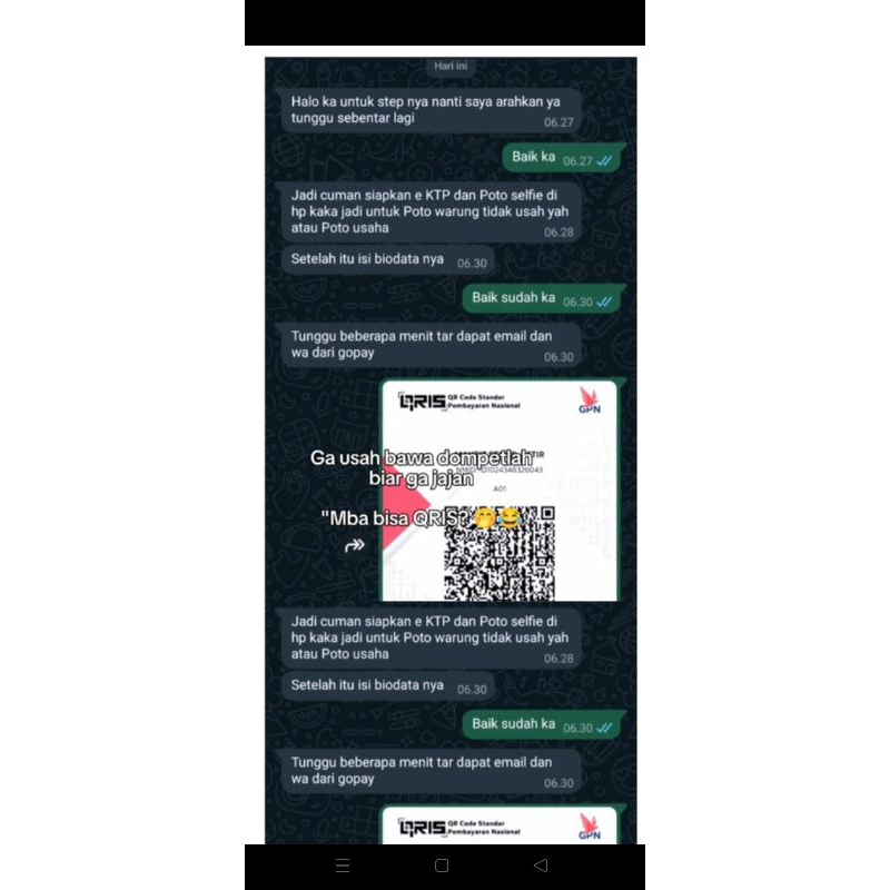 Jual QRIS QR CODE BARCODE CUSTOM: Praktis tanpa harus foto warung tanpa ...