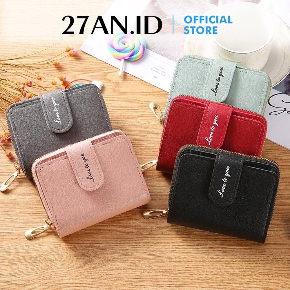 Jual ( 27AN.ID ) Dompet Wanita Lipat Resleting 818 Fashion Wanita Multifungsi Real Pict | Shopee ...
