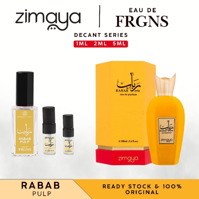 Jual ZIMAYA RABAB PULP SHARE/DECANT BOTTLE 1, 2 & 5 ML | Shopee Indonesia