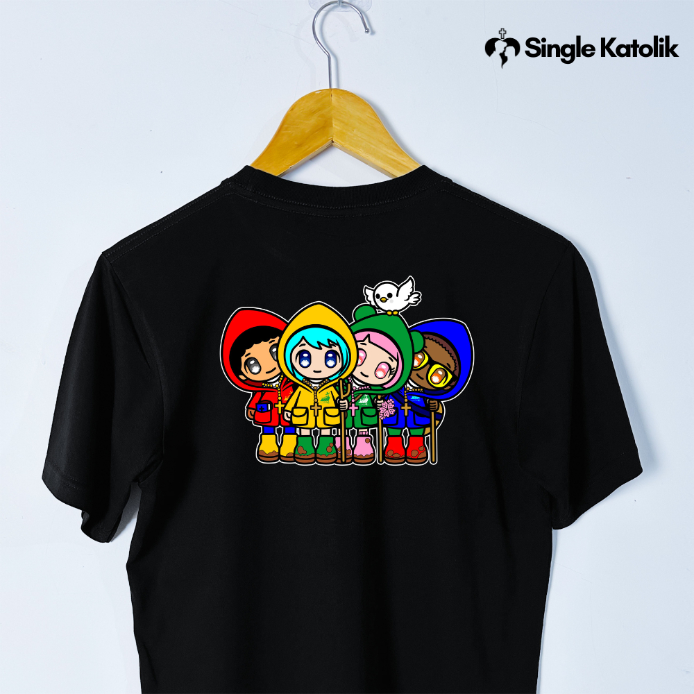 Jual LUCE & FRIENDS (Versi 2) - TAHUN YUBILEUM 2025 - Kaos Katolik ...