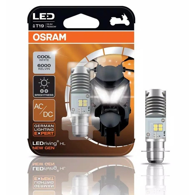 Jual Lampu Motor Osram LED T19 H6 M5 K1 Putih AC DC - 7955CW - Cocok untuk Motor Grand Legenda ...