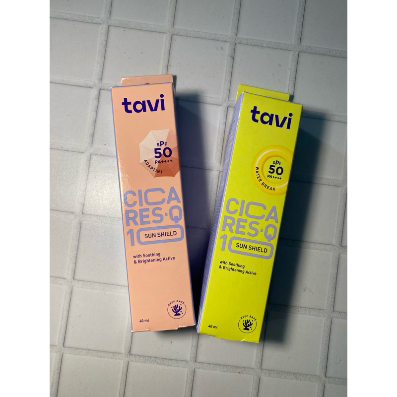Jual tavi sunscreen cica res-Q10 adaptint & water break | Shopee Indonesia